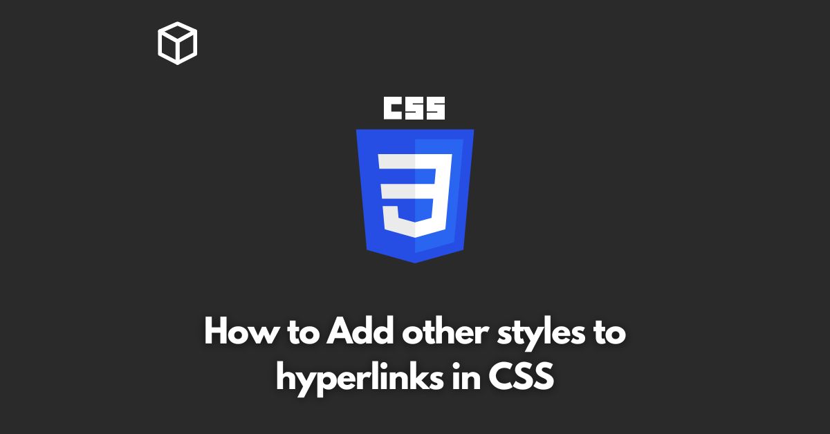 How To Create Link Boxes In Css Programming Cube